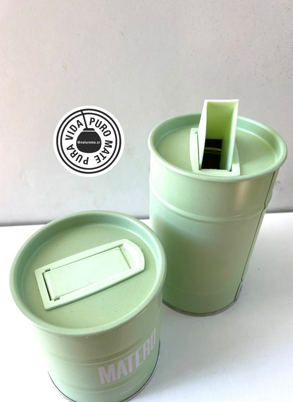 Yerberos de acero inoxidable Verde – Naturemacr